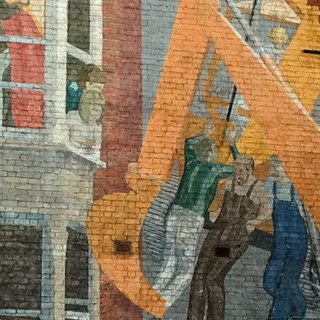 Floyd Road mural detail – The Charlton Champion