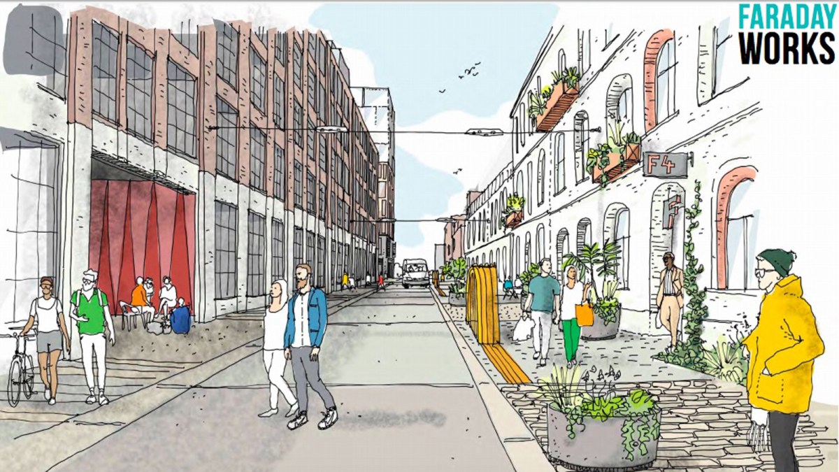Faraday Works: 13-storey blocks planned for Thames Barrier live/work ...